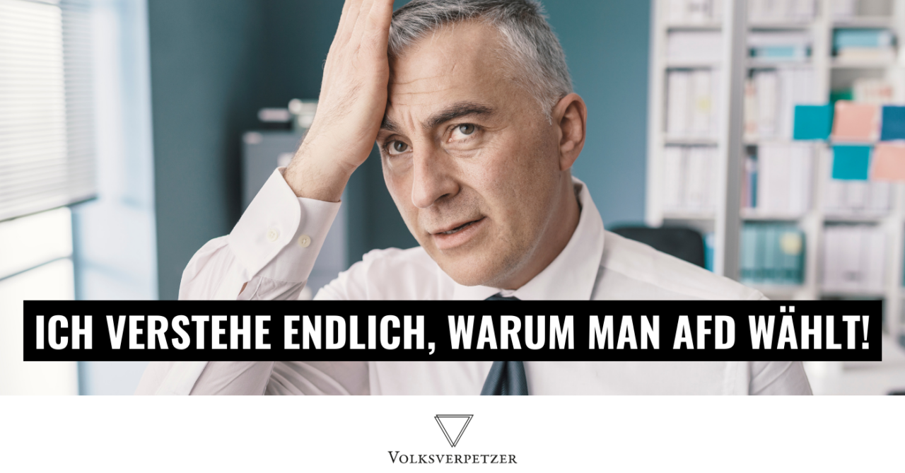 Ich habe es verstanden: Diese Rechte erklärt, warum Menschen AfD wählen ...