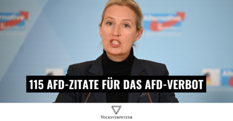 115 AfD-Zitate, die zum AfD-Verbot führen können - Volksverpetzer